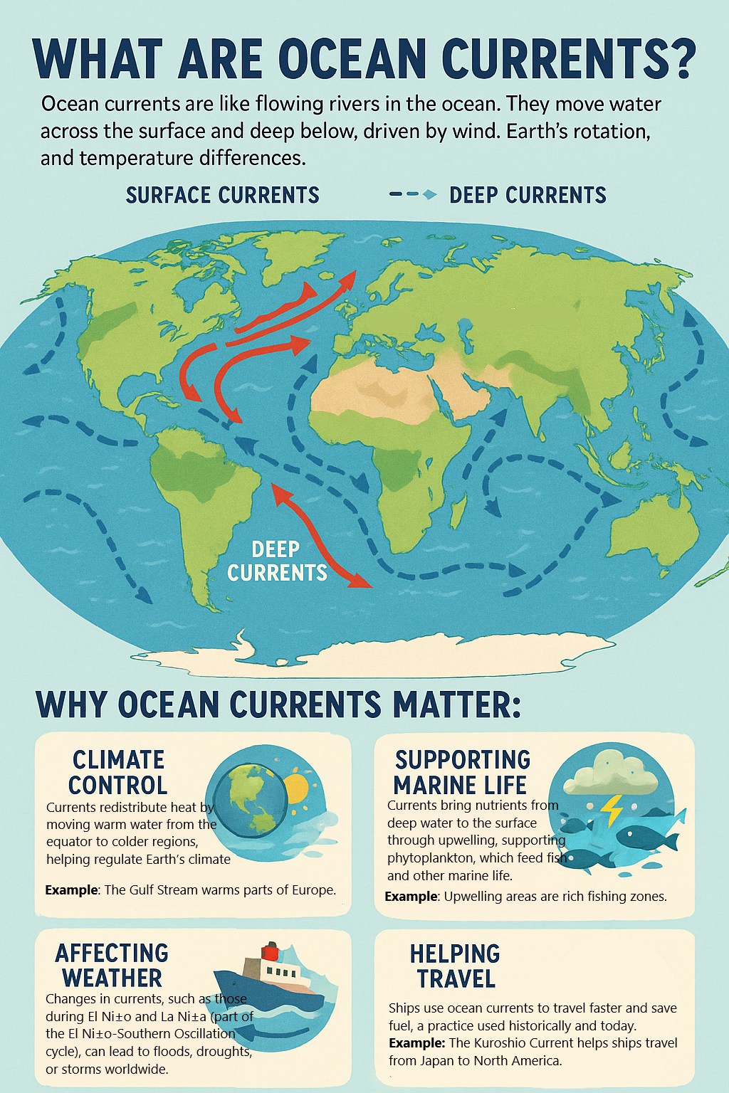 Ocean Currents: The Earth’s Flow of Water that Affects Everything ...